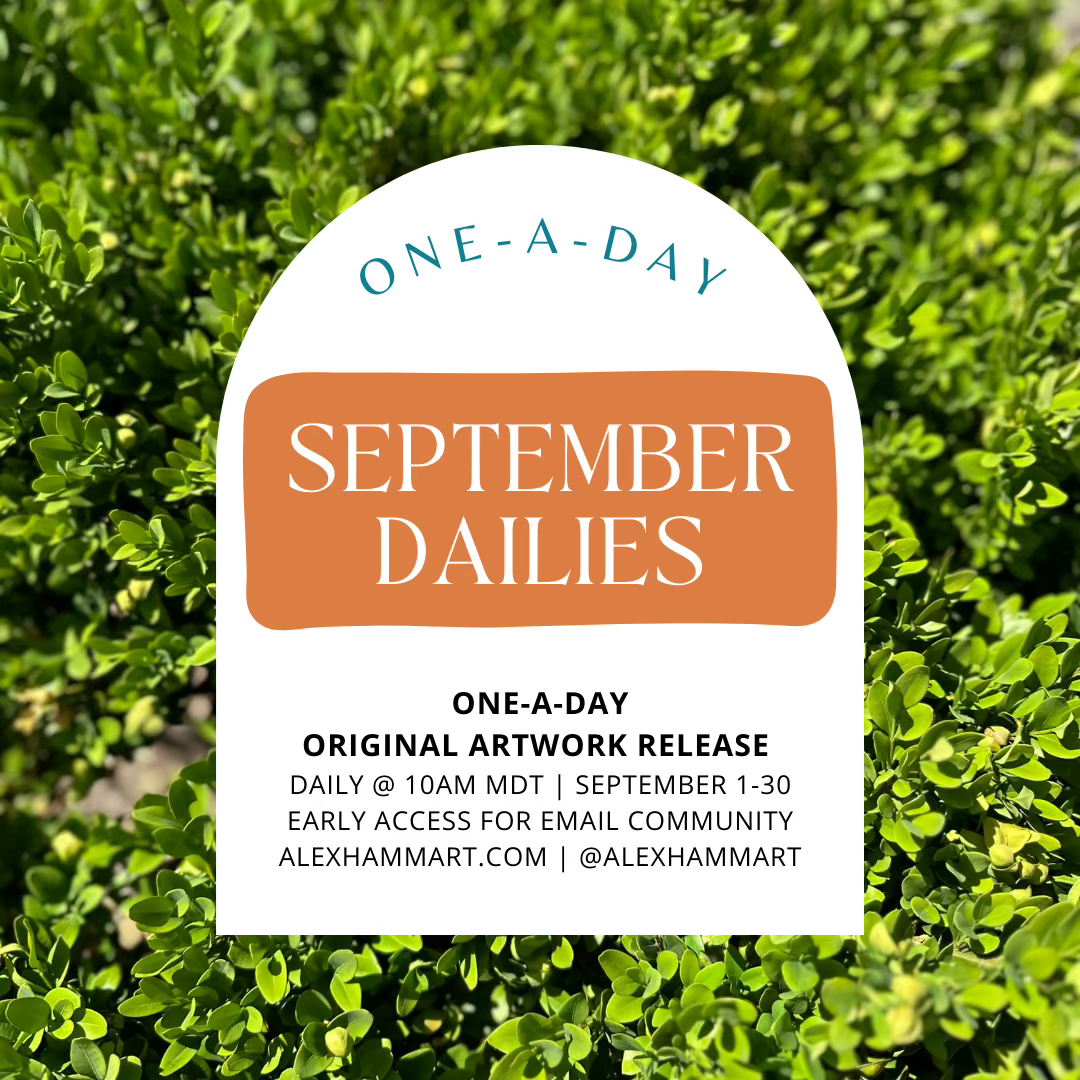 One-A-Day September – Alex Hamm Art